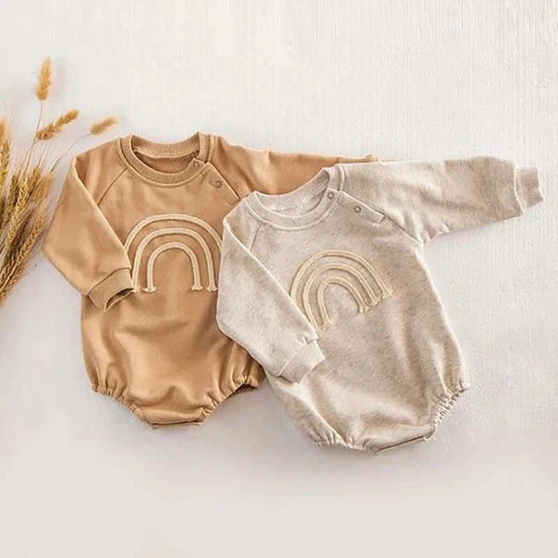 Long Sleeve Oem Print Pattern/logo/label Autumn Baby Bubble With Snap ...