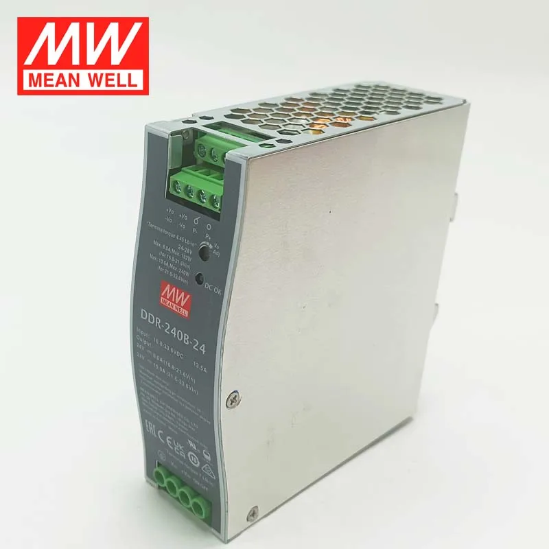 Mean Well Dc Dc Converter Din Rail Ddr-240b-24 240w Power Supply 24vdc For Railway Control - Buy ...