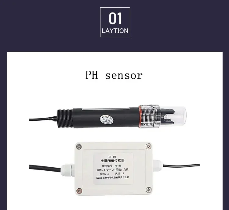 PH Sensor Soil Moisture Monitoring Station Acidity and Alkalinity ...