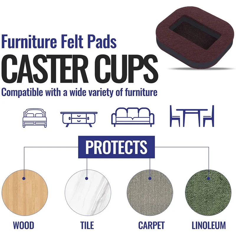 Office Chair Wheel Stopper - Protect Your Hardwood Floors