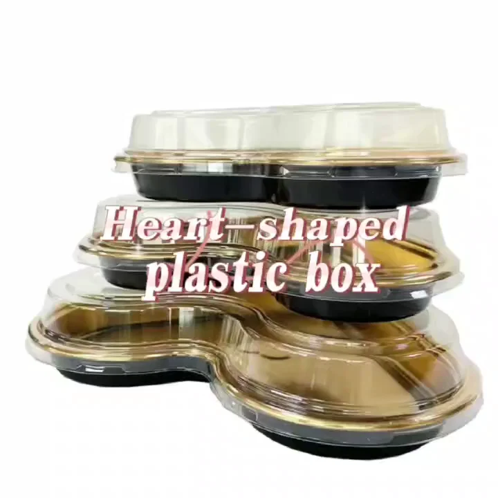 Plastic Heart Shaped Chocolate Boxes Containers For Strawberries ...