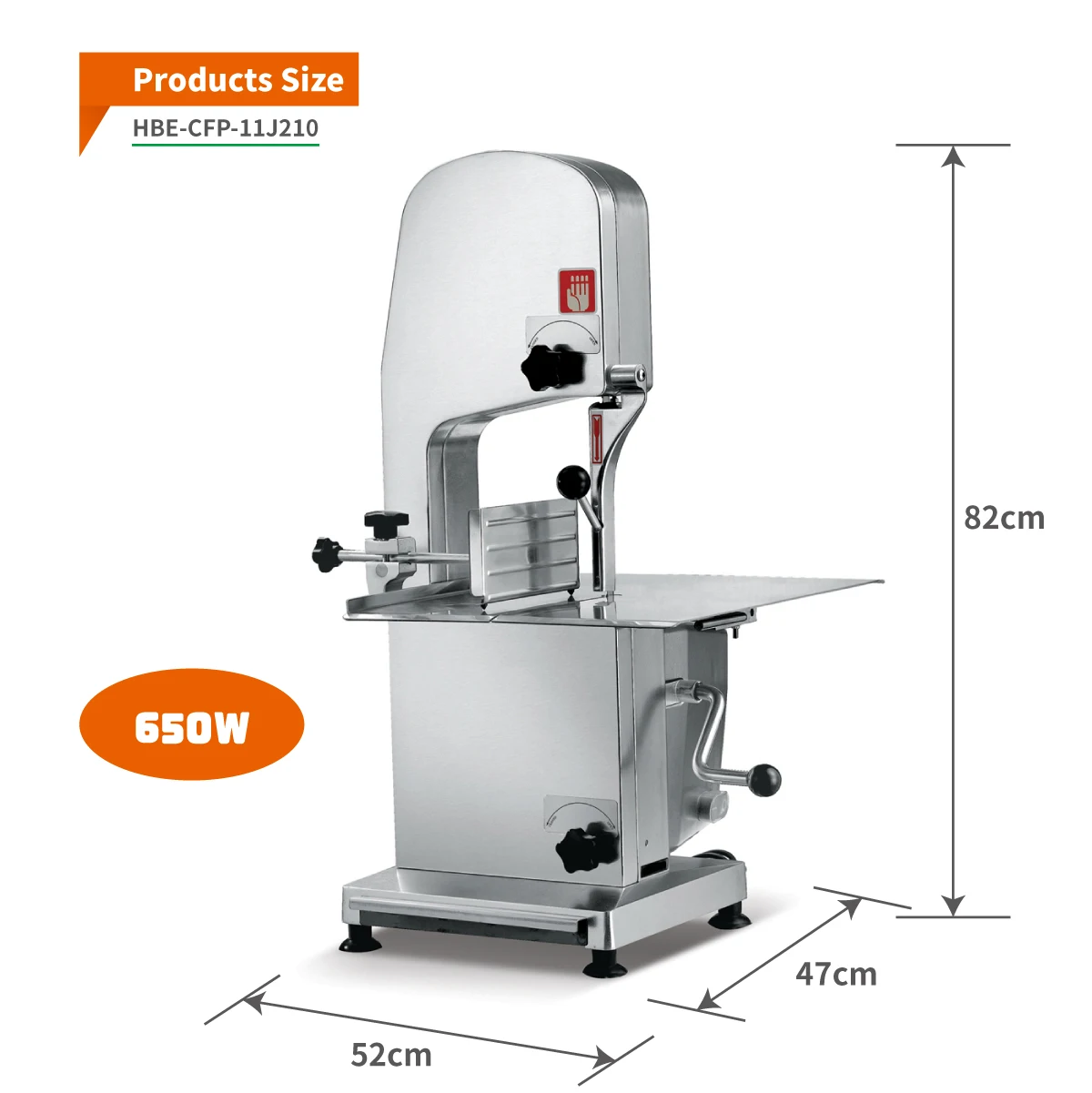 Commercial Low Price Stainless Steel 650w 0.88HP Electric Butcher Meat ...