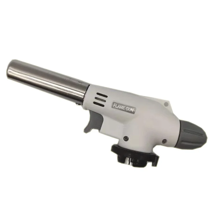 Adjustable Flame Gun Torch Butane Torch Refillable Kitchen Butane ...