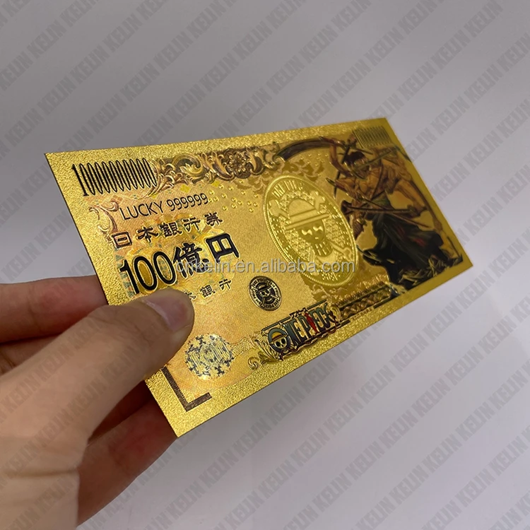 High Quality 14 Types Japanese Classic Anime One Piece 10000 Yen Money ...