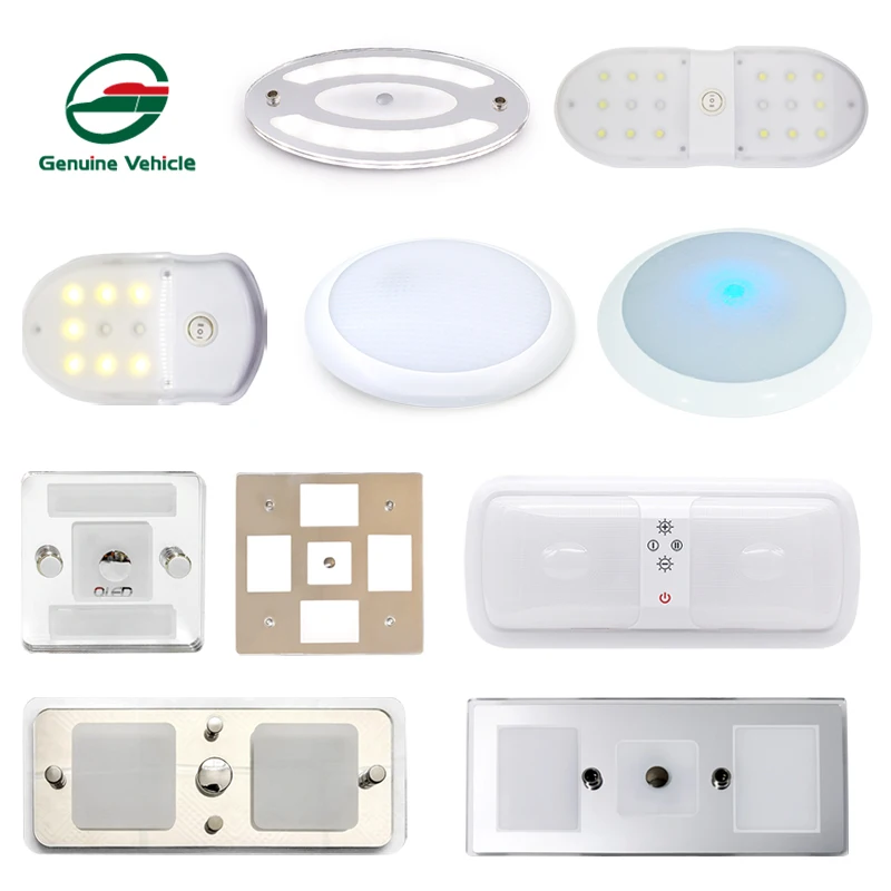 Rv Caravan Wall Lamps Decorative 12v 3w Dimmable Touch Switch Led ...