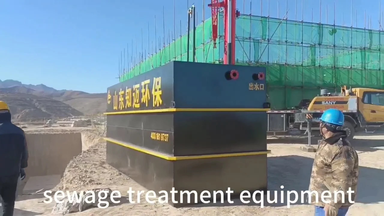 Packaged Portable Mbr System For Wastewater Treat Wastewater Treatment ...