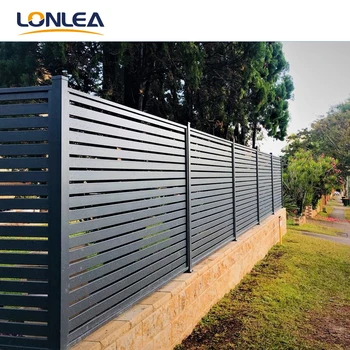 Modern Design Customized Outdoor Metal Fence Panels Privacy Fence ...