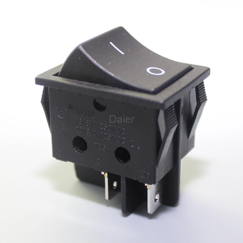 Custom Button KCD2-2-201 KCD2 16A 250VAC Boat Rocker Switch T85 ON/OFF ...