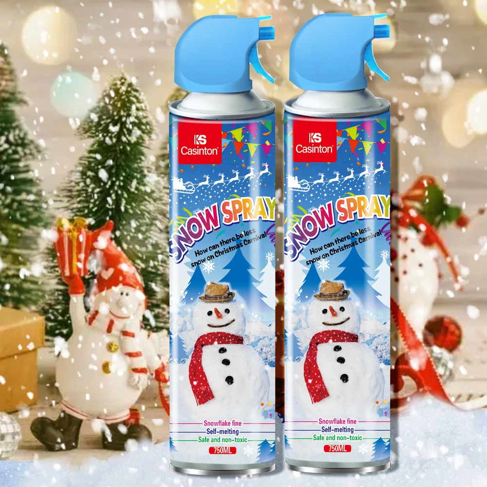 Artificial Snow Spray Party Foam Snow Spray Birthday Party Decoration ...