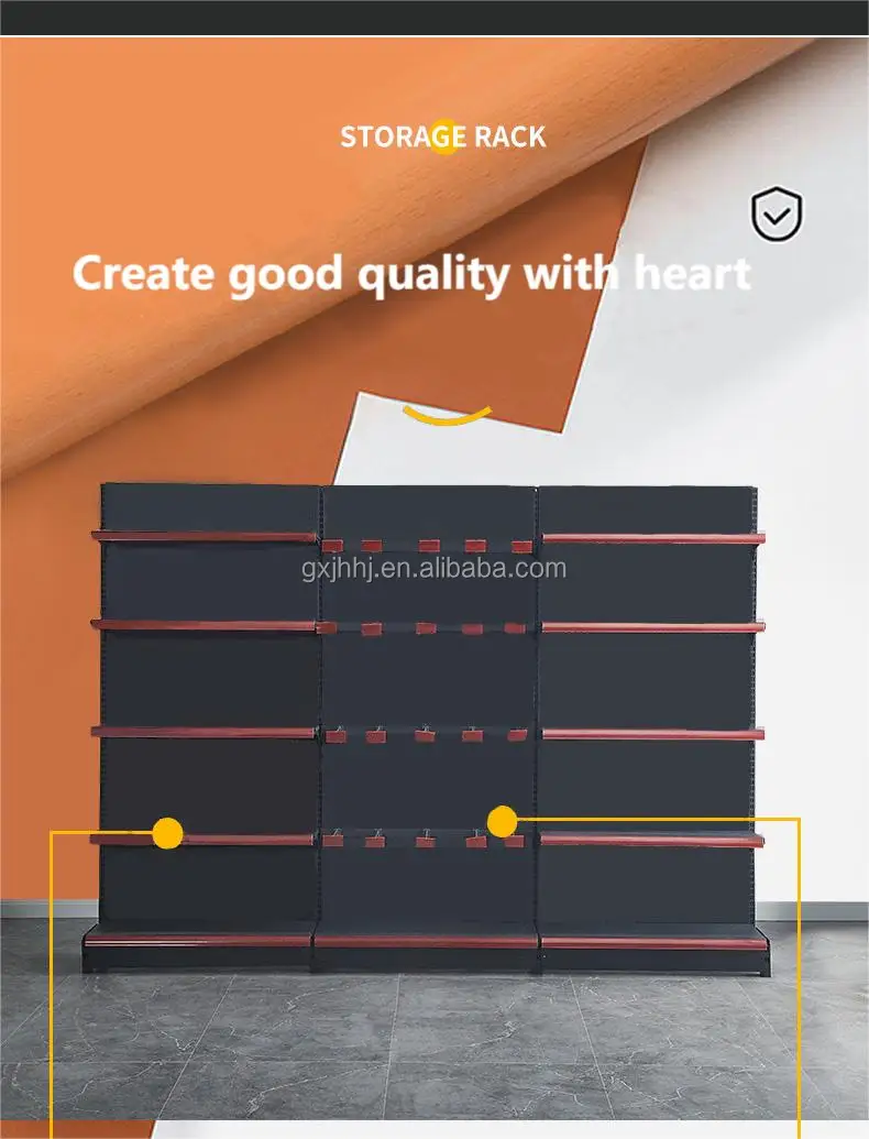 Modern Double-Sided Heavy Duty Steel Metal Rack Anti-Rust Adjustable ...