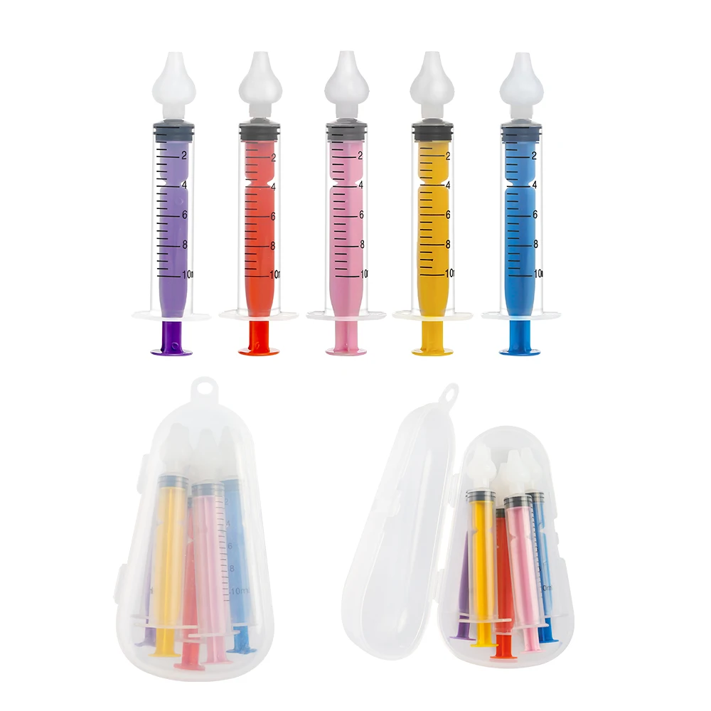 Nasal Rinse System,Colorful Nasal Syringe Portable Infant Nose Cleaner ...