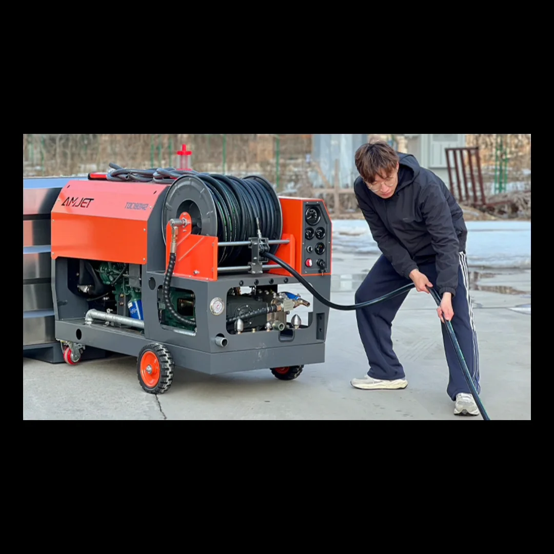 High-pressure Pipeline Dredging And Cleaning Machine Diesel Dredging And Cleaning Property ...