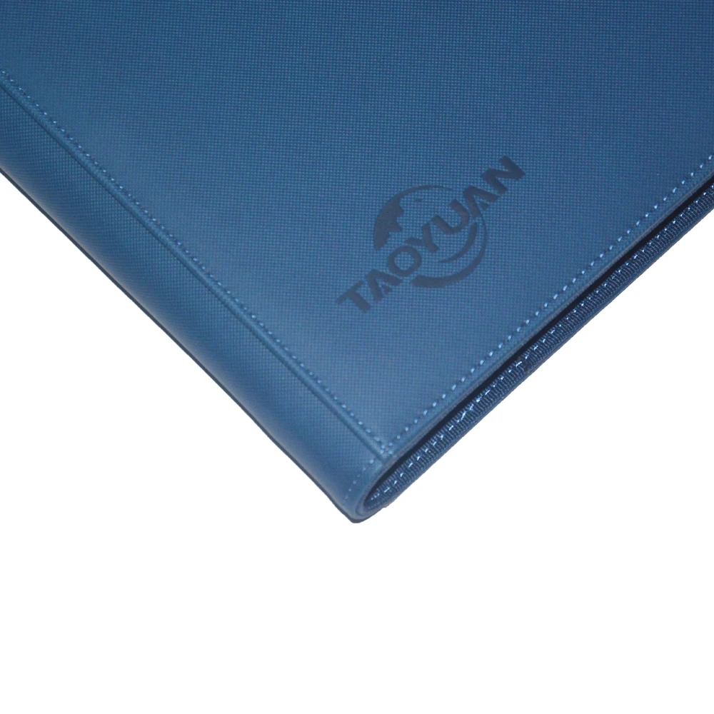 Customs PU 12 Pocket Top Loader Card Binder with Deboss logo ,premium ...