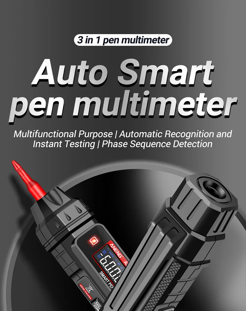 ANENG A3005B Digital Multimeter - Professional Meter Pen Type