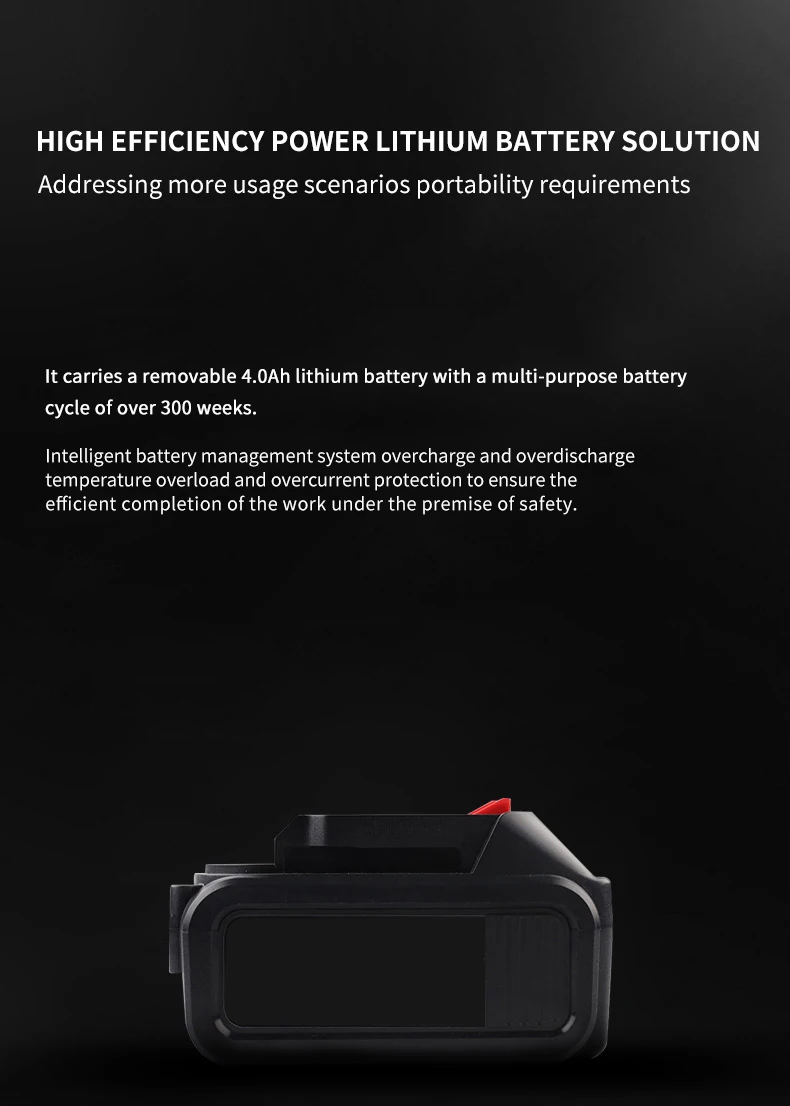 Ubear Customize Logo Portable Powerful High Pressure 21v Lithium ...