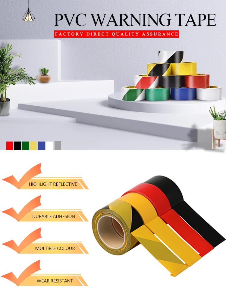 Lane Warning Mark Floor Caution Heavy Duty Keep Distance Hazard Safety ...