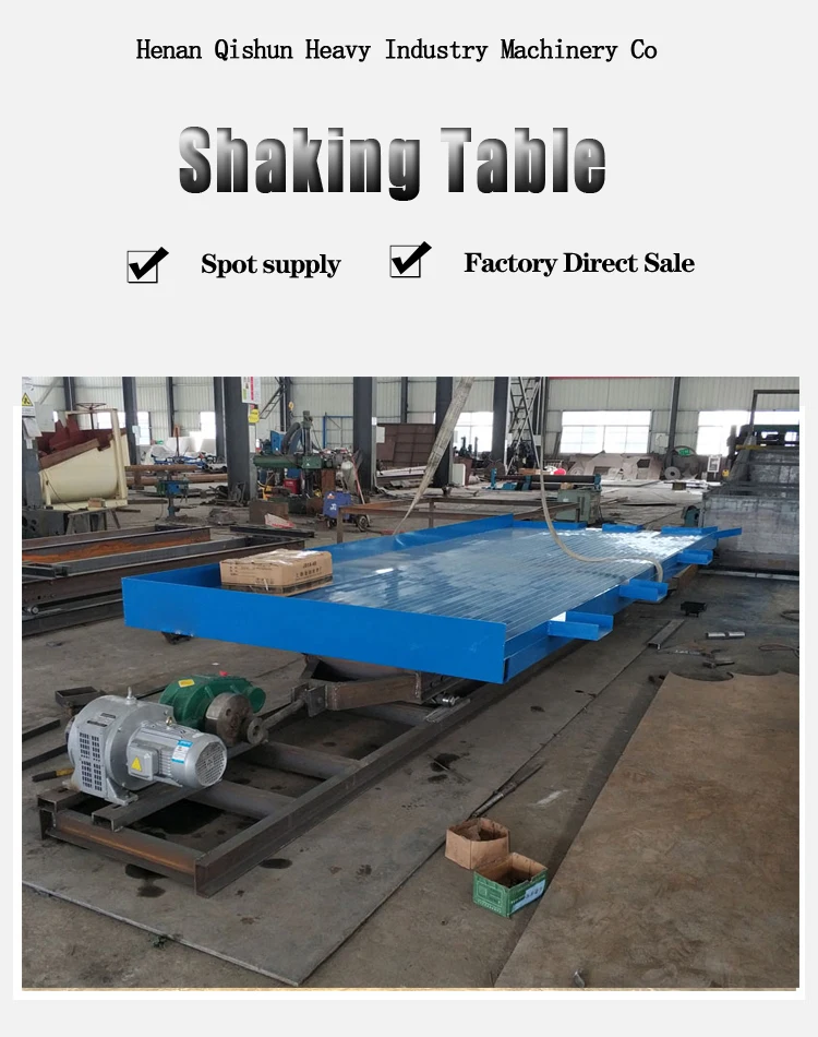 Mining Wet Concentrator Shake Table Separation Vibration Gold ...