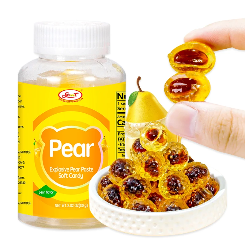 Explosive pear paste gummies, vitamin C gummies, throat lozenges ...