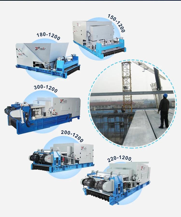 Precast Concrete Extruder - Prestressing Hollow Slab Machine