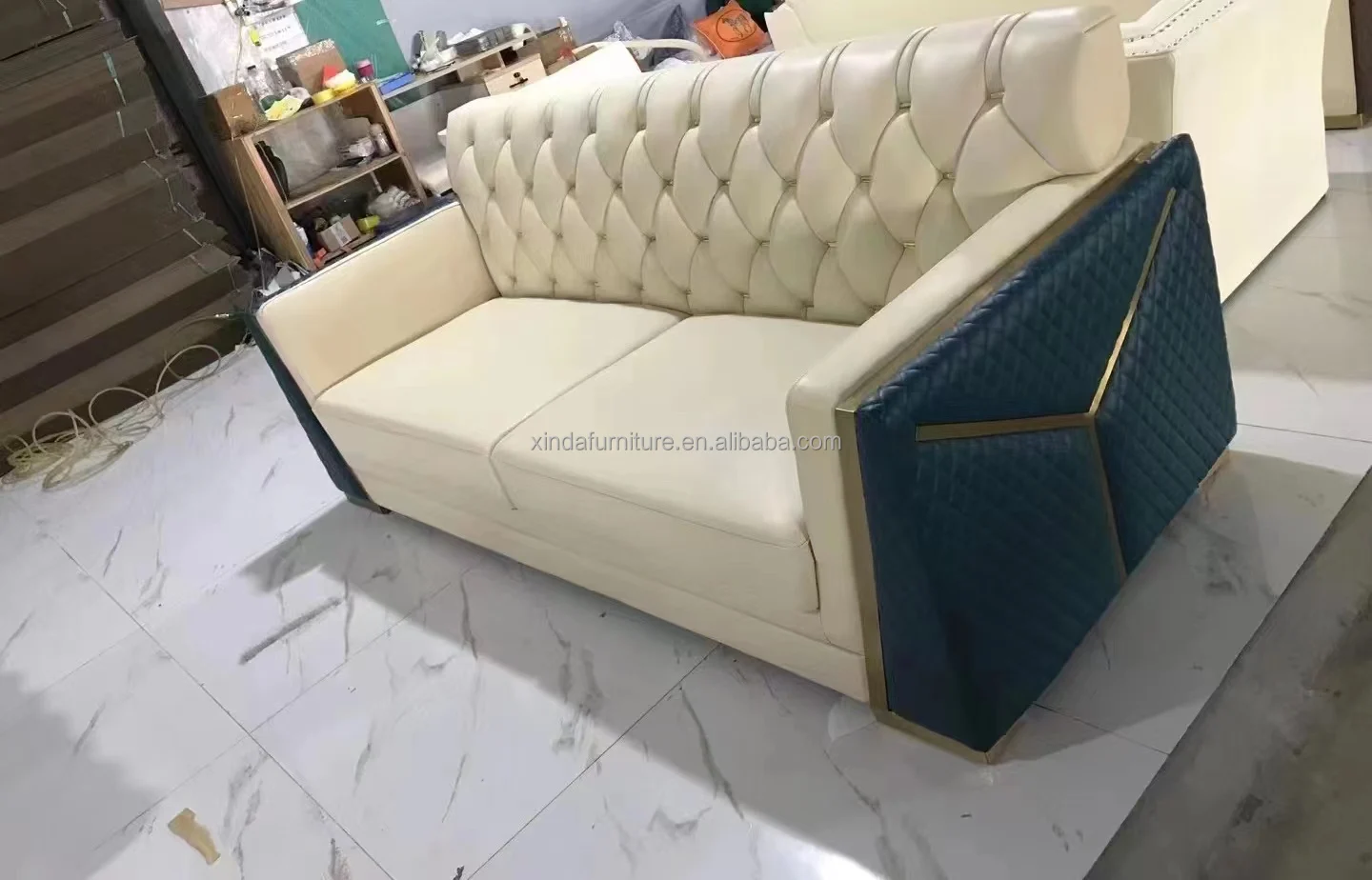 Xinda Factory Microfiber Fabric 321 Seaters Couch - Sweet Sofa Set