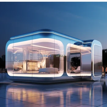 Modular Commerical Space Capsule House Prefabricated Movible Capsule ...