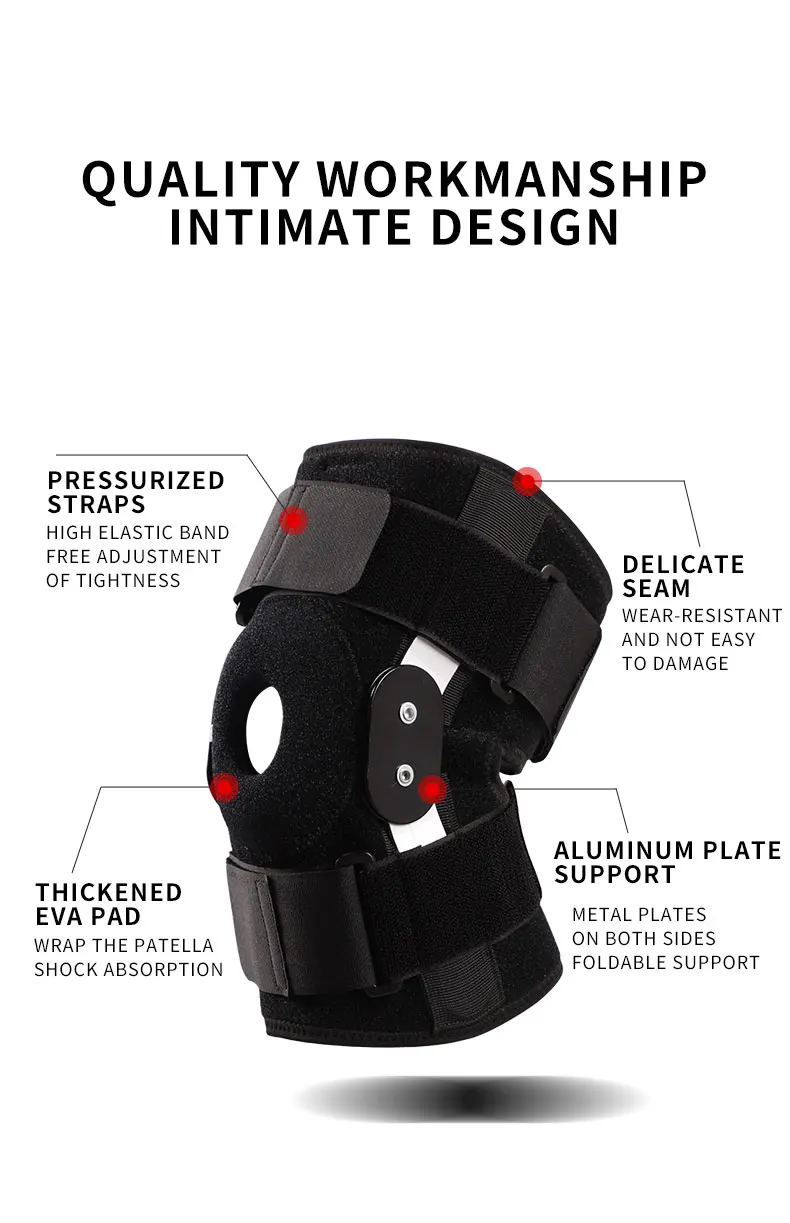 Customized Medical Knee Splint Brace with Patella Stabilizer Neoprene ...