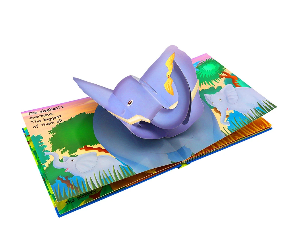 Educational 3d Pop Up Children Book Printing Children's Custom Pop Up ...