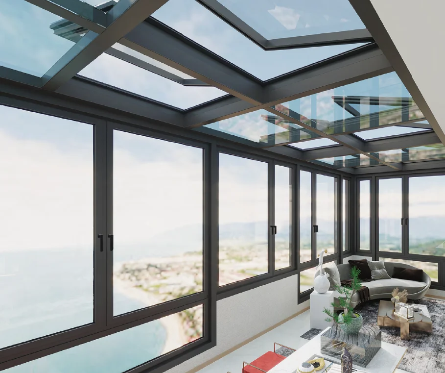 Aluminum Skylight Roof Window - Modern Design with Automatic Opening ...