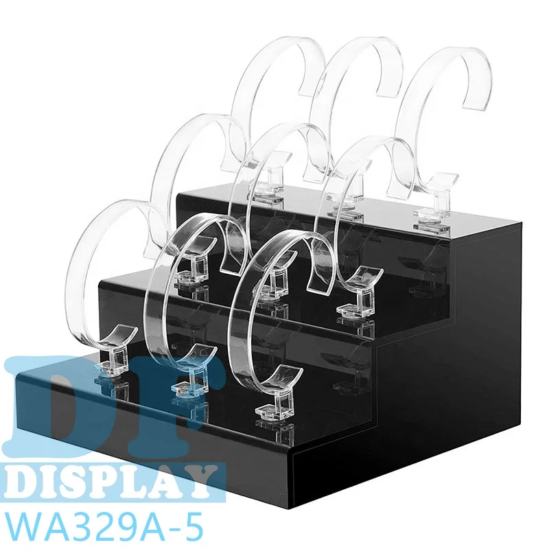 Rotating Acrylic Display case with Lock Watch Display Cabinet Smart ...