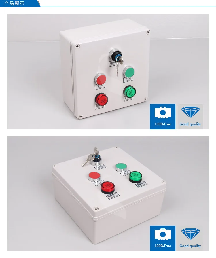 Iecex And Atex Certified Explosion-proof Plastic Emergency Switch Box ...