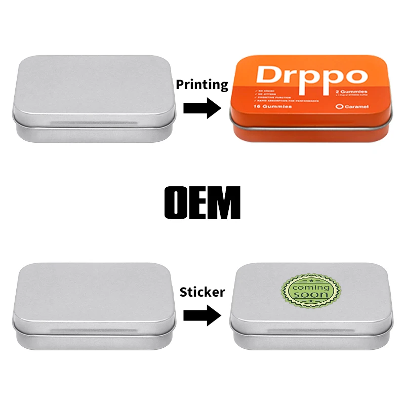 Alibaba.com: Custom Rectangular Tin Box, Hinge Small Metal Case ...