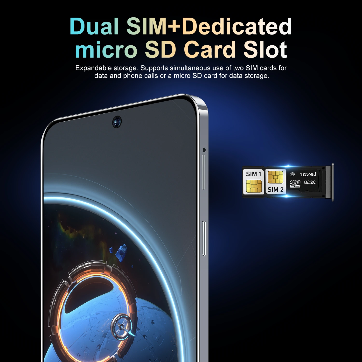 Good Selling 7.3 Inch Original GT20 Pro Smart Android14 Mobile Phone Hd ...