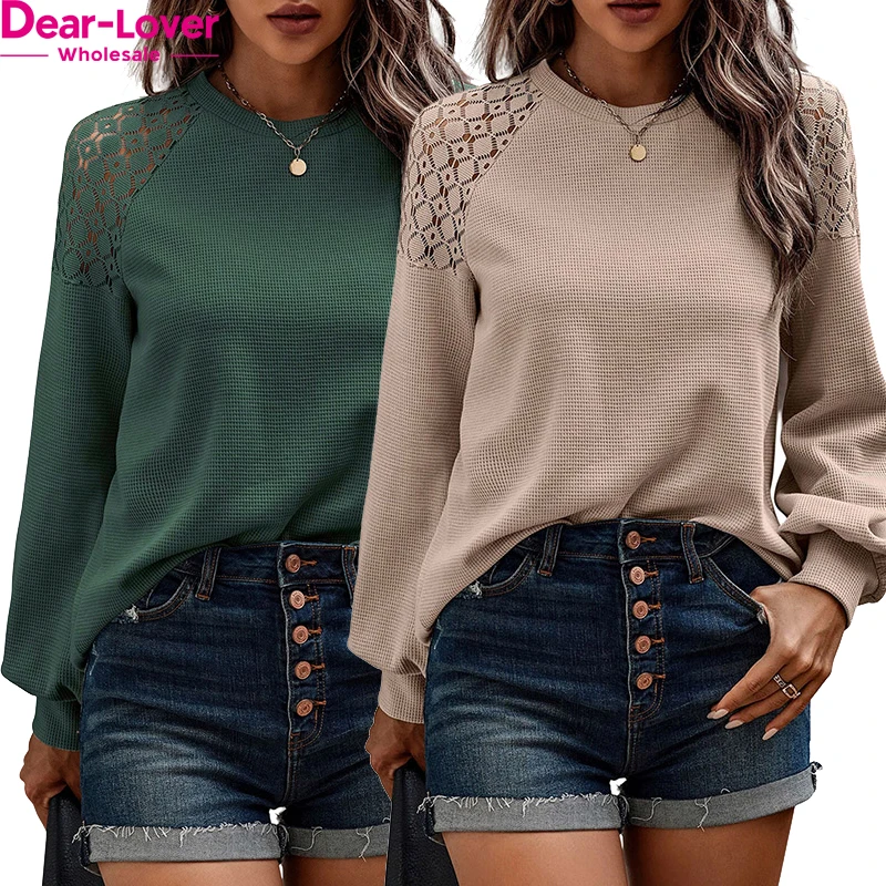 Supply Dear-Lover Top De Mujer Oem Odm Custom Logo Wholesale Lace Long ...