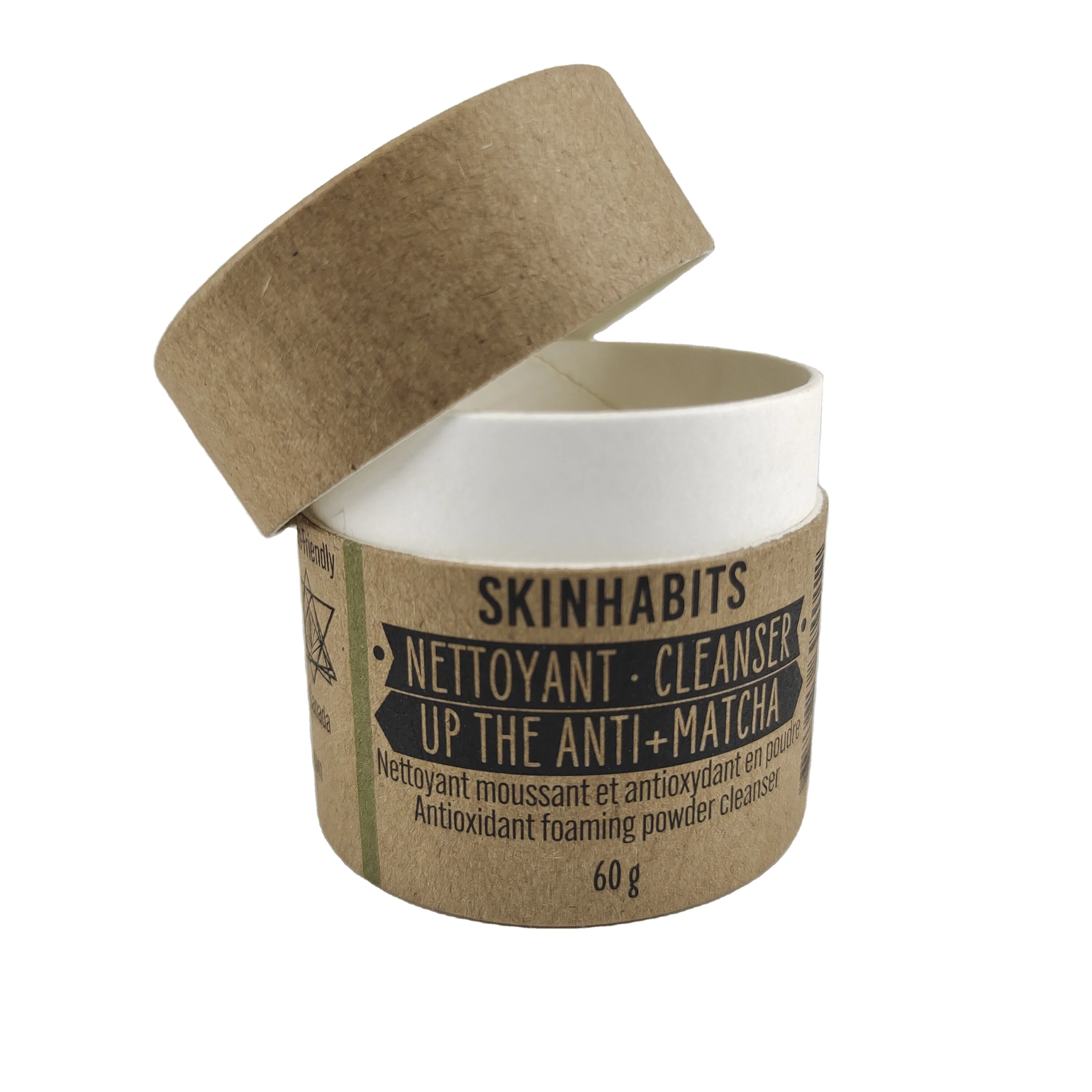 Custom Printed Square Shape Cardboard Tube Packaging