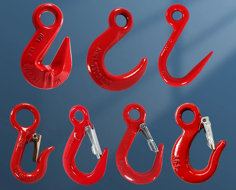 High Quality Hoist Safety Crane Hook Safety Latch Crane Lifting Hooks ...