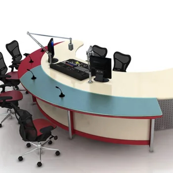 Ml-hot Selling Control Room Console Radio News Desk Broadcast Tables ...