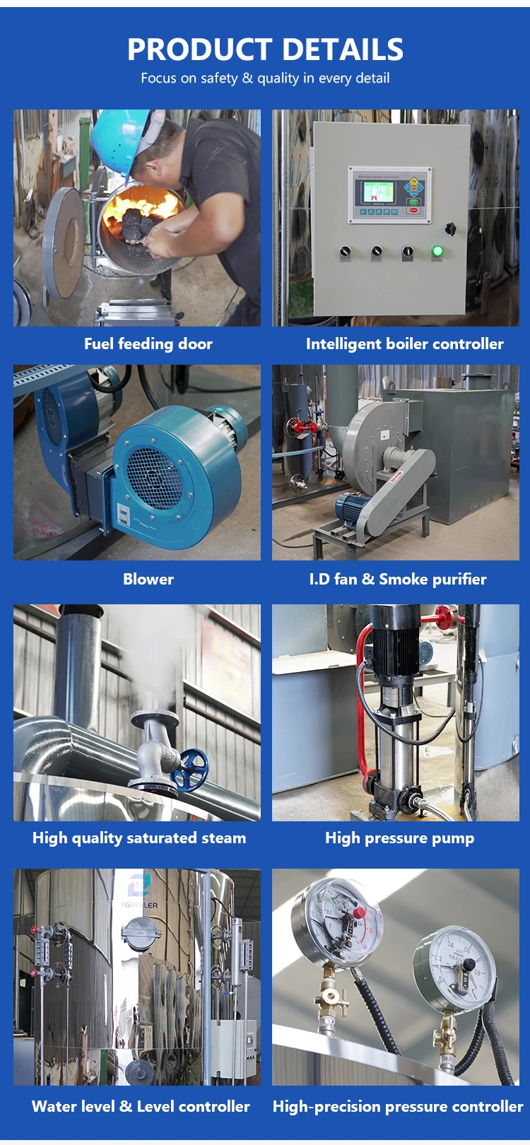 Vertical Industrial Steam Generators - Efficient & Reliable
