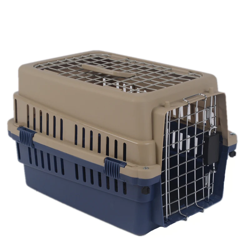 Factory Stocked Portable Double Door Pet Cage Carrier For Airline Car ...