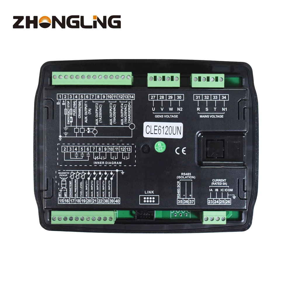 Zhongling Cle6120un Genset Controller Generator Set Control Panel ...