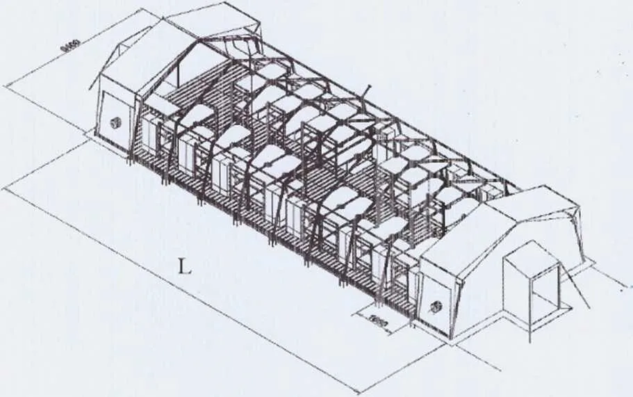 Durable Pneumatic Frame Modular Tent for Emergency Rescue Medical ...