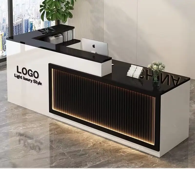 Customizable LED Reception Counter - Eco-Friendly & Durable