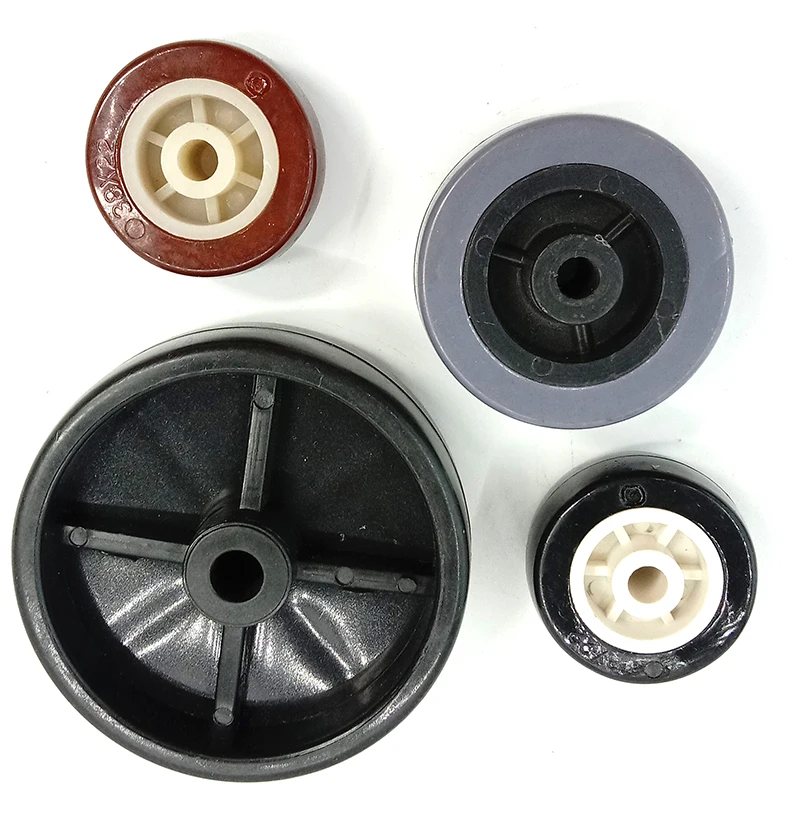 2 Inch Transparent Caster Wheel Swivel Style PU Caster Wheel 35/50/75 ...