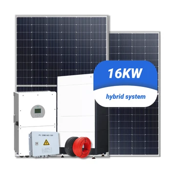 Hybrid Grid System For Selling Electricity 16kw 20kw Solar Power System ...
