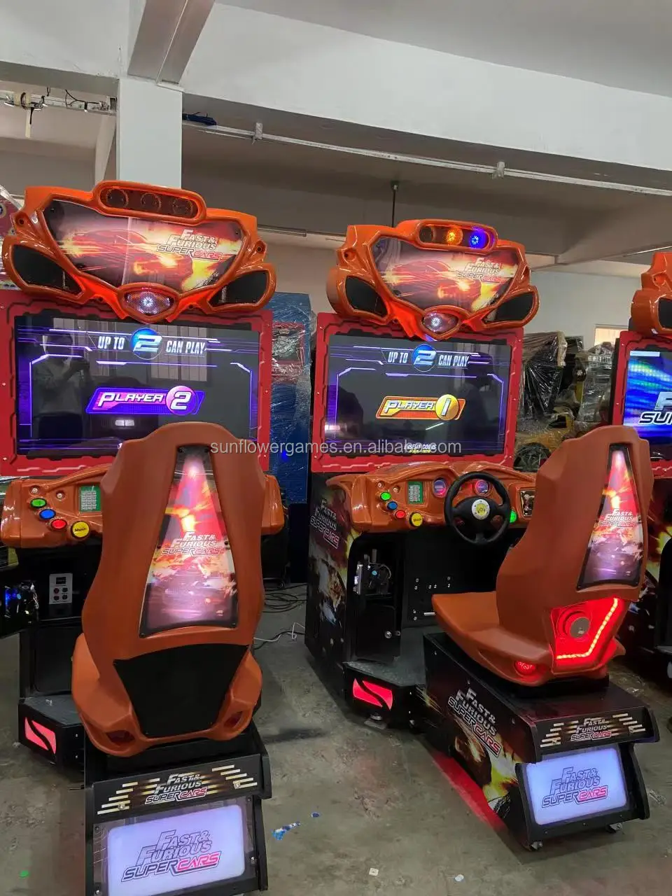 Indoor Game Machine Coin Operated Video Game Machine Racing Driving ...