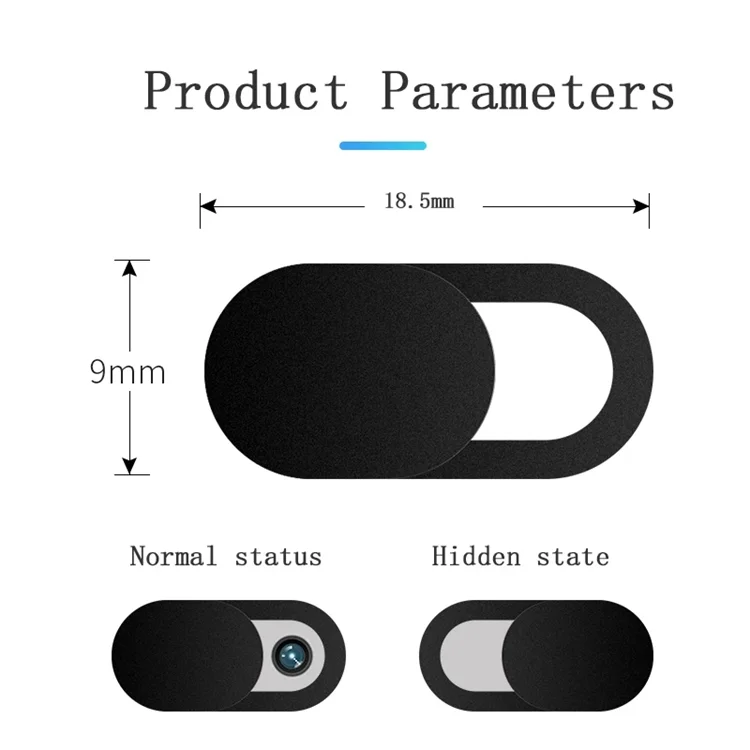 Custom OEM Logo Webcam Cover Slider 3 Pack Plastic Ultra Thin Phone ...