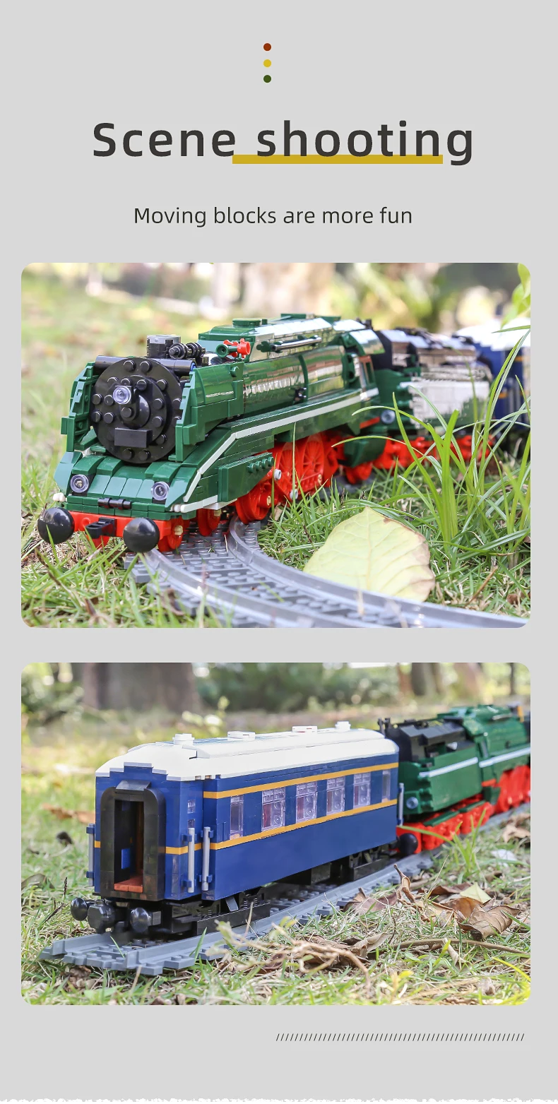 Mould King 12007 - Build Your Own German Train Model