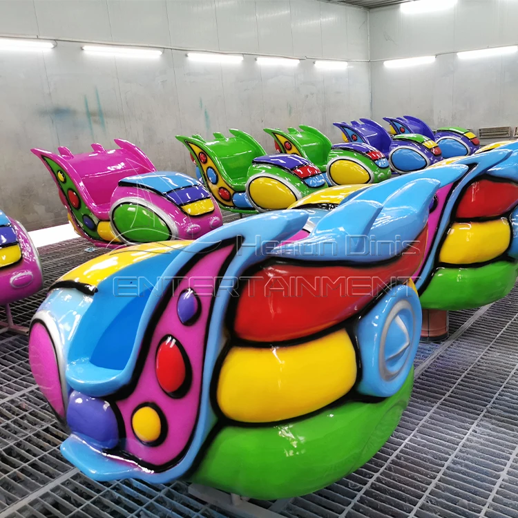 Themed Park Ride Mini Track Train Funfair Children Ride On Mini Space ...