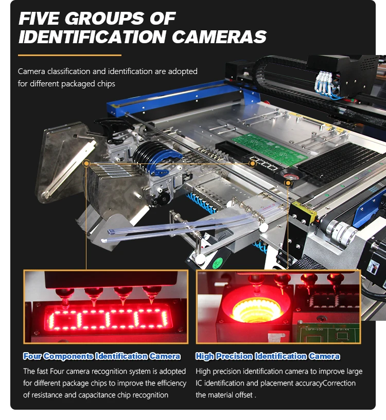 High Precision SMT Pick and Place Machine - 4 Heads
