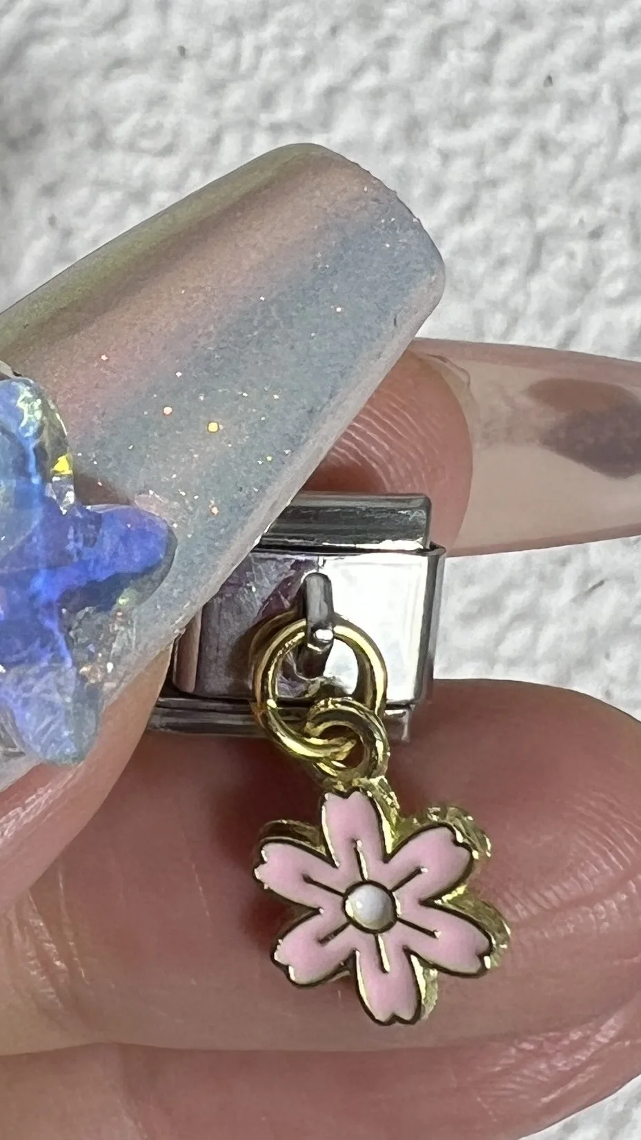 Italian Charms Bag Necklace Gold Plated Beazalete Random Brackets ...