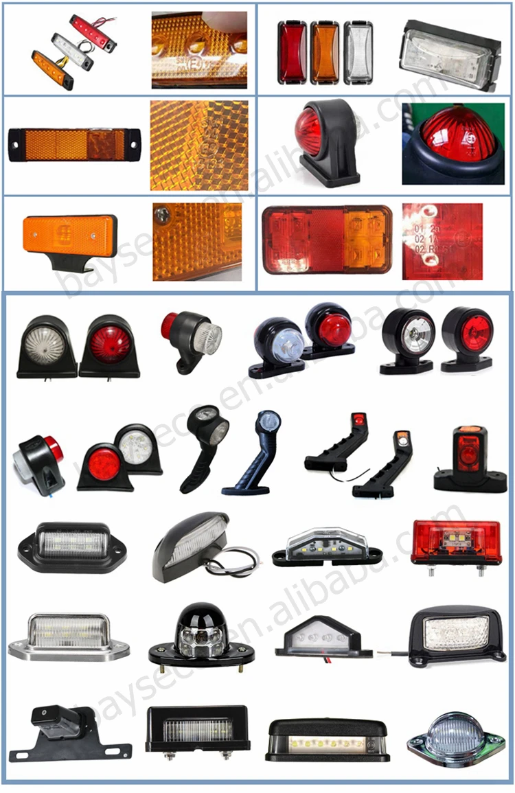 HST-21652 Stalk LED Marker Lights - 12/24V Side Outline Lamps